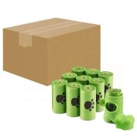 China Aisunbio Household Large Biodegradable Dog Poop Bags With Handles for sale