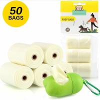 China Aisunbio Household Large Biodegradable Dog Poop Bags With Handles for sale