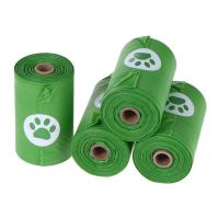 China Outdoor Poo Bags Biodegradable Eco Friendly Dog Waste Bags For Trash Cleaning for sale