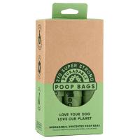 China Outdoor Poo Bags Biodegradable Eco Friendly Dog Waste Bags For Trash Cleaning for sale