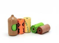 China 15 Micron Heat Sealing Compostable Dog Poop Bag TUV Certified for sale