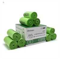 China 15 Micron Heat Sealing Compostable Dog Poop Bag TUV Certified for sale