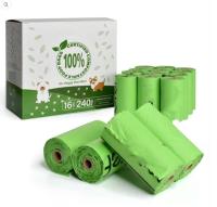 China Cornstarch Compostable Biodegradable Dog Waste Bags Custom for sale