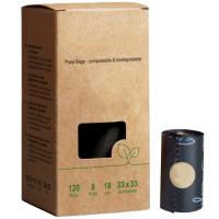 China Sustainable Certified Compostable Dog Poop Bags Biodegradable Poly Bags OEM 15Micron for sale