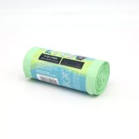 China AISUN Green Compostable Bin Liners Garbage Packaging Bags for sale