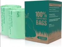 China Rubbish Trash Cornstarch Bin Liners Biodegradable Compost Bags for sale