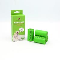 China Biodegradable Compostable Poo Bags For Dog Waste Green OEM for sale
