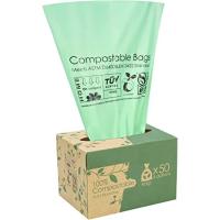 China PBAT Degradable Compostable Bin Liners For Garbage Kitchen for sale