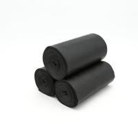 China Drawstring Compostable Bin Liners Eco Trash Bags Hot Stamping for sale
