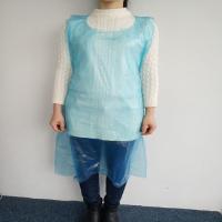 China Transparent Plastic Biodegradable Disposable Aprons For Resturant for sale