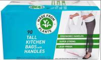 China Home Plastic Compostable Bin Liners Bags 30L En13432 Certified for sale