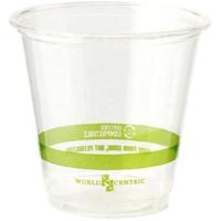 China Clear Compostable Biodegradable PLA Cups for Soda Coffee Tea for sale