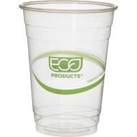 China Custom Logo Biodegradable PLA Cups 12oz Coffee Water for sale
