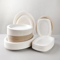 China Custom Printed Compostable Smoothie Cups Sugarcane Bagasse Plate 20 Oz for sale