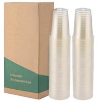 China 16 Oz Beverage Biodegradable PLA Cups Odm For Wedding for sale