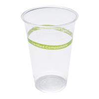 China Bio Degradable plastic Environmentally Friendly Disposable Cups Single Wall ODM for sale