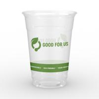China Bulk Clear Biodegradable PLA Cups For Espresso Coffee Customized for sale