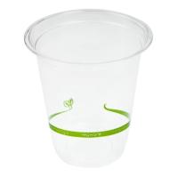 China PLA Compostable Biodegradable Plastic Cups 12 Oz For Cold Drink for sale
