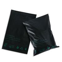 China Postage Black Compostable Mailing Bags Plant Based for sale