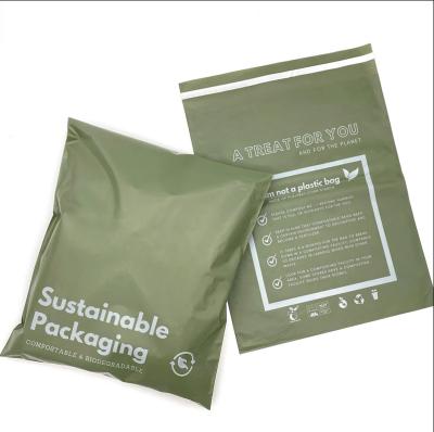 China Cornstarch Envelope Compostable Mailer Bag Eco Friendly Poly for sale