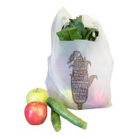 China Retail Packing PBAT PLA Grocery Bag Compostable Clear Plastic Bags for sale