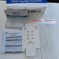 China SARS-CoV-2 COVID-19 Antigen Rapid Test Cassette Nasal Swab CE EU Common List 25 Tests for sale