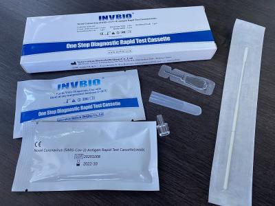 China COVID-19 Antigen Nasal Rapid Test Kit 25 Tests per Box 15-30 Minute Results CE FSC Certified for sale