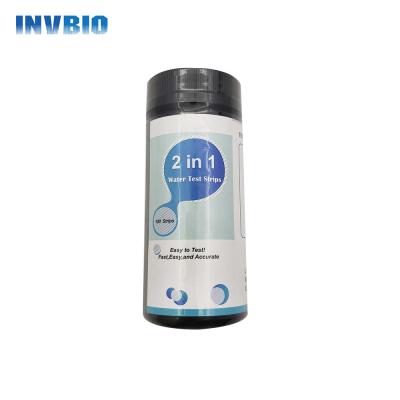 China FSC Water Test Strip Kit for Drinking Salt Pool Hardness pH Copper Ion 100 Strips for sale