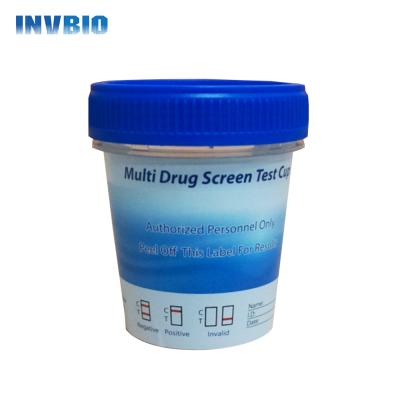 China INVBIO Multi-Drug Rapid Test Cup Urine 2-5 Mins CE Approved 30 Parameters for sale