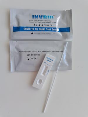 China CE FSC RTK COVID-19 Antigen Rapid Test Kit Nasal Swab Self Test 25 Tests for sale