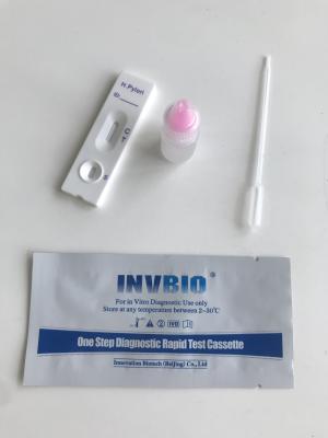 China CE Certified H Pylori Rapid Test Cassette 99% Accuracy Whole Blood Serum IgG Antibody Detection 25 Tests for sale