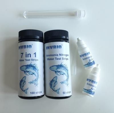 China 99% Accuracy Ammonia Test Strips for Aquarium Fish Tank 50 or 100 Strips for sale
