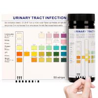 China INVBIO Urinalysis Test Strips 50 Pack UTI Test Kit for Women Men Home Use Leukocytes Nitrite pH for sale