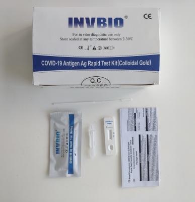 China Rapid Covid-19 Infection Antigen Kit Self Testing for sale