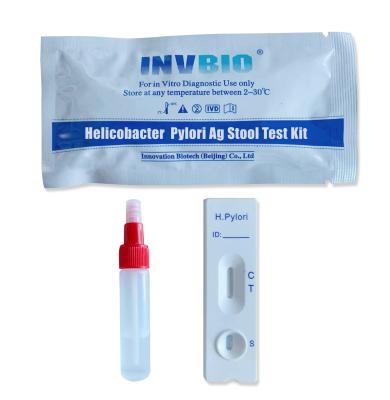China H Pylori Antigen Rapid Test Kit Feces Device 98 Percent Accuracy 25 Tests per Box CE ISO for sale