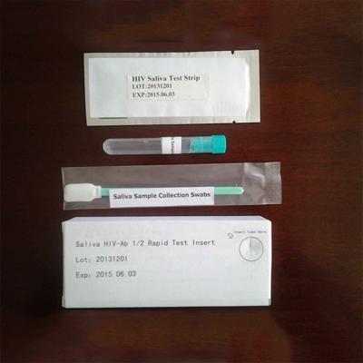 China INVBIO HIV 1/2 Rapid Test Kit 25 Tests Whole Blood Plasma Saliva 99% Accuracy for sale