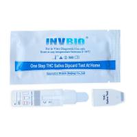 China INVBIO THC Oral Saliva Drug Test Kit 50ng mL Cut Off Dipcard 20 Tests Box for sale