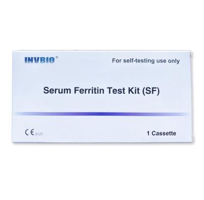 China Home Use Ferritin Rapid Test Kit 99.2% Sensitivity Blood Iron Level Diagnostic Device for sale