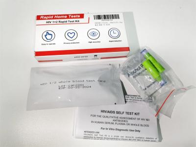 China INVBIO HIV 1/2 Rapid Test Kit Home Test 99% Accuracy IVD CE ISO 13485 for sale