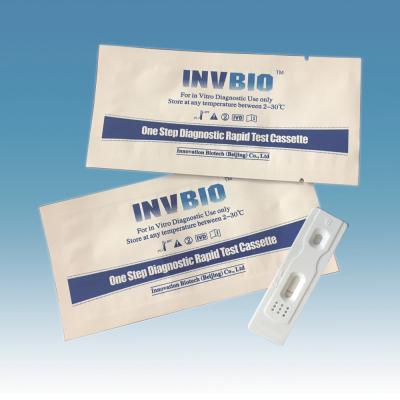 China INVBIO Treponema Pallidum Syphilis Rapid Test Cassette 25 Tests Serum Plasma Whole Blood for sale