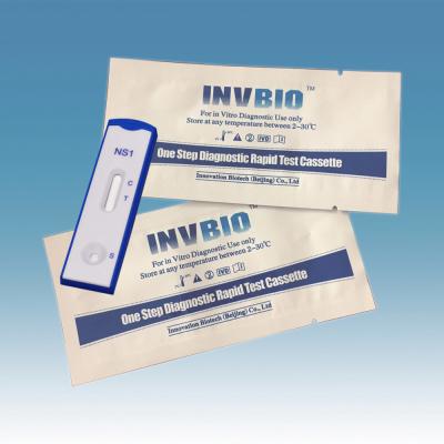 China INVBIO Dengue NS1 Antigen Rapid Test Cassette 25 Tests Box 99% Accuracy for sale