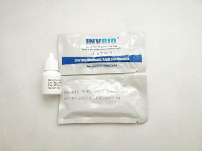 China INVBIO Malaria Pv/Pf Rapid Antigen Test Cassettes 25 Tests Whole Blood for sale