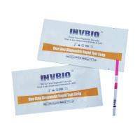 China INVBIO HCG Pregnancy Test Strip 25mIU/mL Urine Serum Early Detection Home OEM Packing for sale