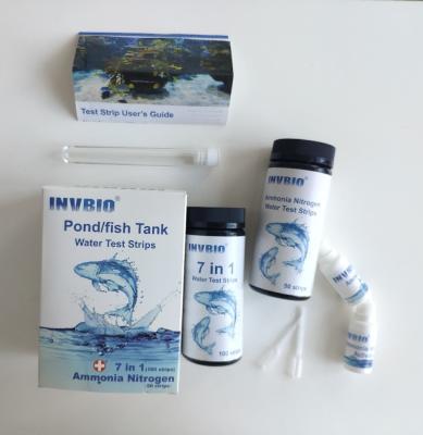 China FSC Invbio Aquarium Water Test Strips 50 or 100 Strips Ammonia Nitrates Fish Tank Lead Test for sale