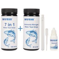China Ammonia Nitrogen Aquarium Test Strips 50 Pcs for Freshwater Saltwater Pond Fish Tank CE FSC for sale