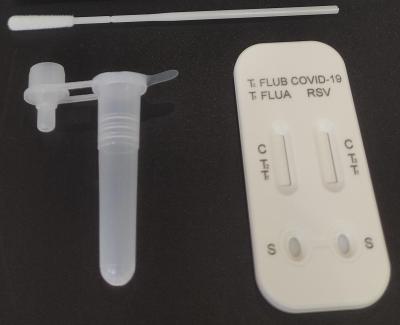 China CE Marked COVID Flu RSV Antigen Self Test 3 in 1 Combo Home Test Kit 95% Sensitivity for sale