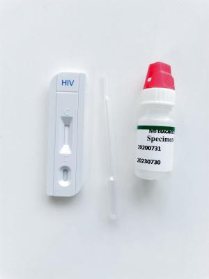 China INVBIO HIV 1/2 Antibody Rapid Test Kit 25 Tests Box 99% Accuracy Serum Plasma Whole Blood for sale