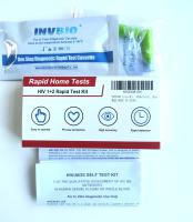China INVBIO One Step HIV 1/2 Whole Blood Rapid Test Kit 25 Tests CE Approved for sale