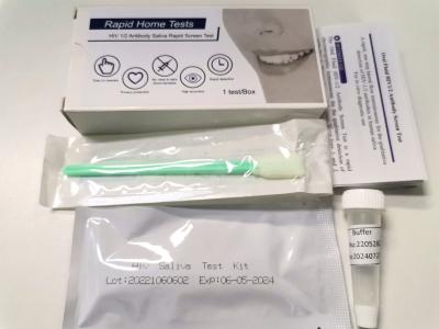 China Saliva Quick Hiv Test Kit At Home 99.28% Sensitivity for sale
