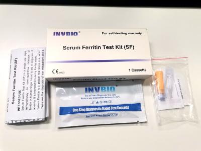 China Ferritin Quantitative Rapid Self Test Kit 1 Test Box High Accuracy 99.2% Sensitivity for sale